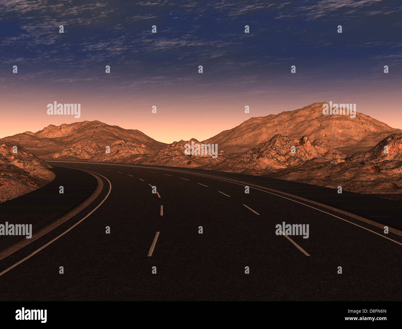 Night road trip hi-res stock photography and images - Alamy