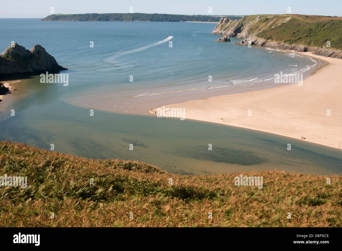 A Gower beach Stock Photo - Alamy