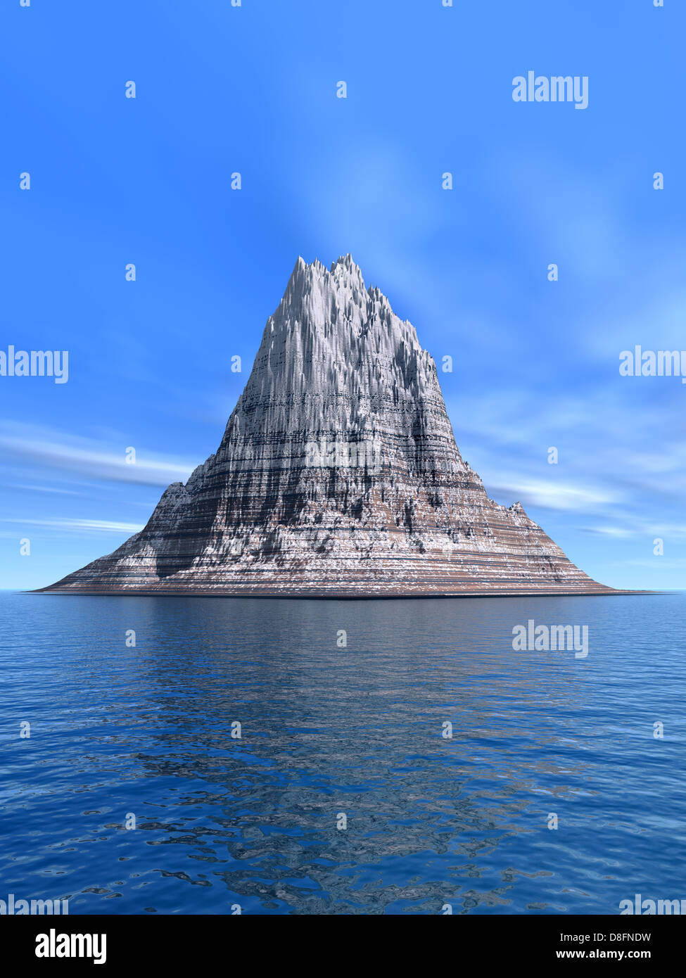 Mountain - island Stock Photo - Alamy