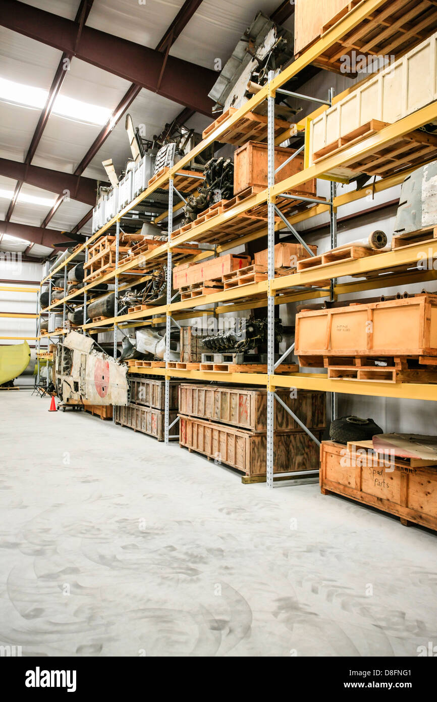 Aircraft Parts Storage Rack
