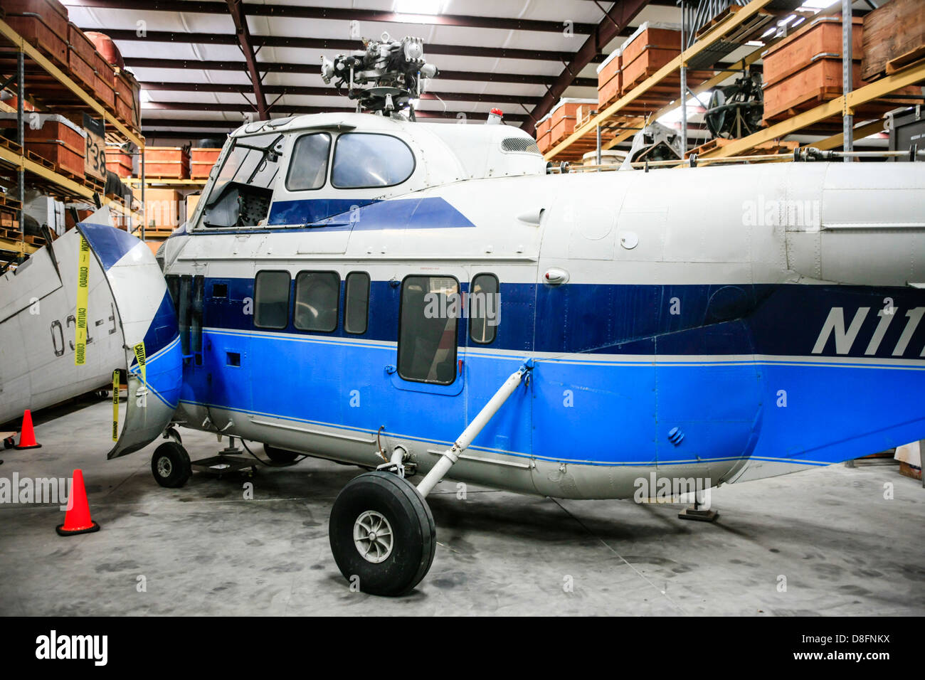 A Westland Whirlwind helicopter in the Storage Hangar at the Fantasy of ...