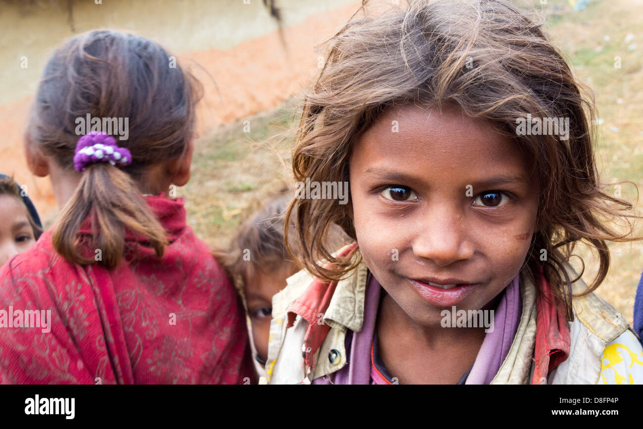 Nepali poverty village terai hi-res stock photography and images - Alamy