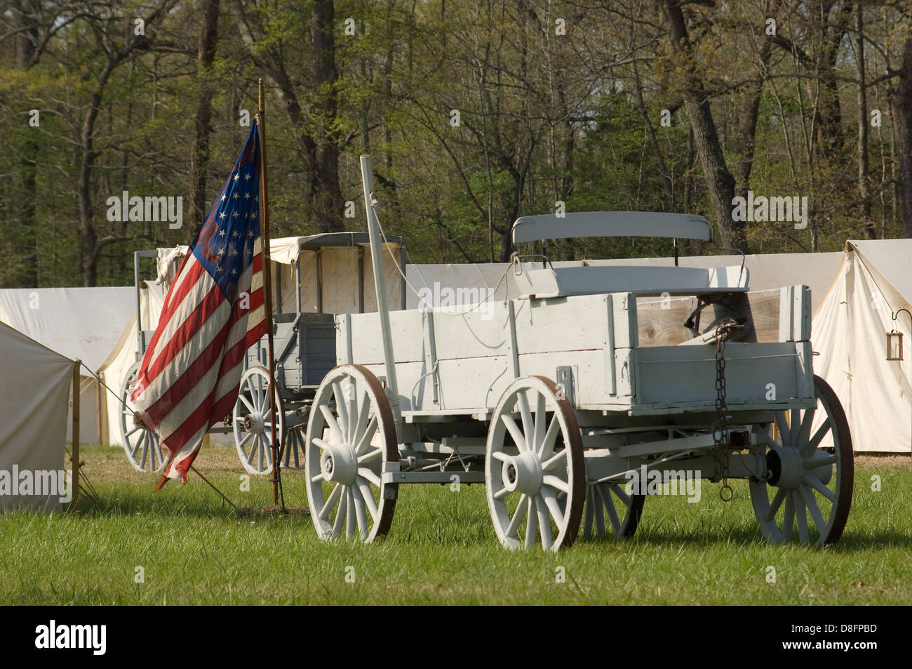 Civil war army wagon hi-res stock photography and images - Alamy