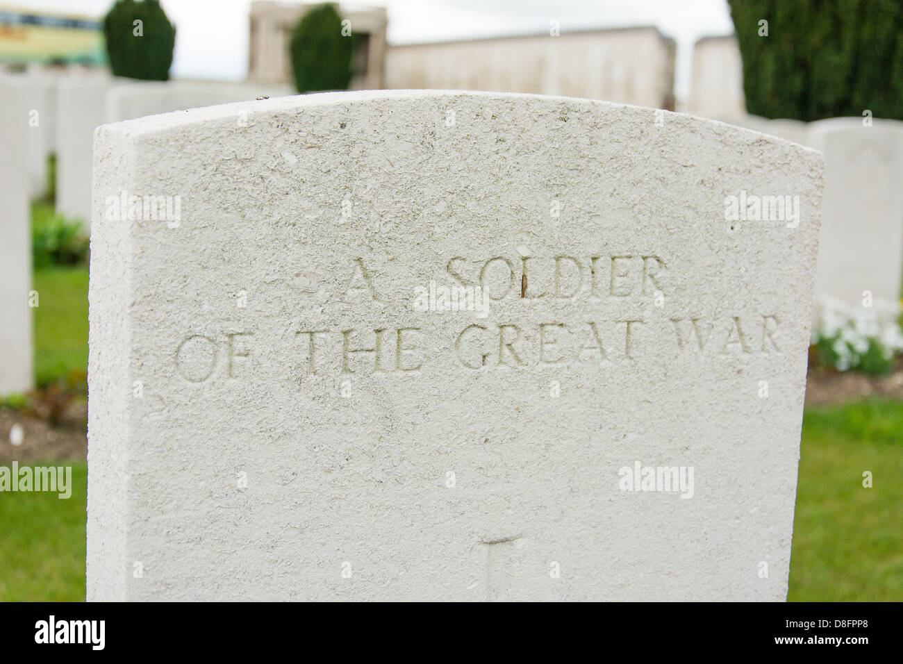 Dud Corner Cemetery Loos Stock Photo - Alamy