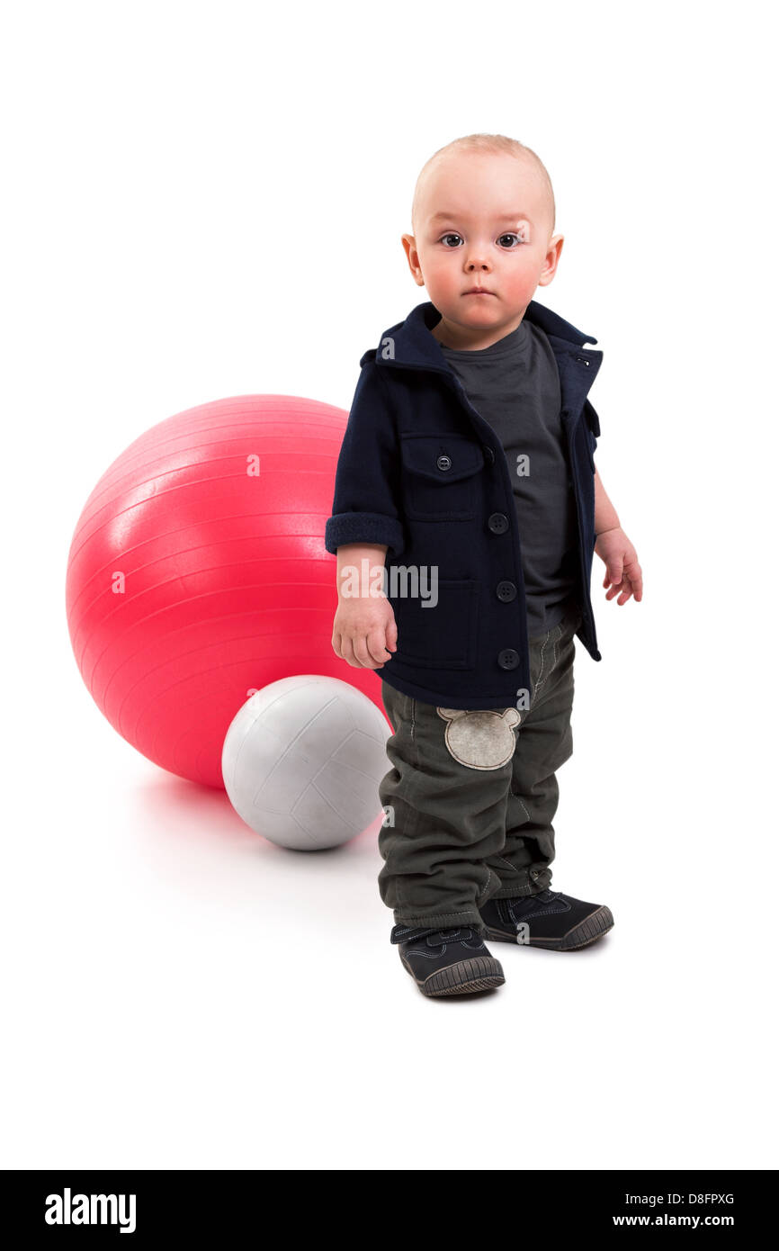 boy with ball Stock Photo - Alamy
