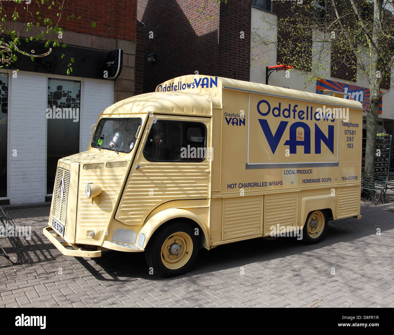 Snack van French made Citroen Stock Photo - Alamy