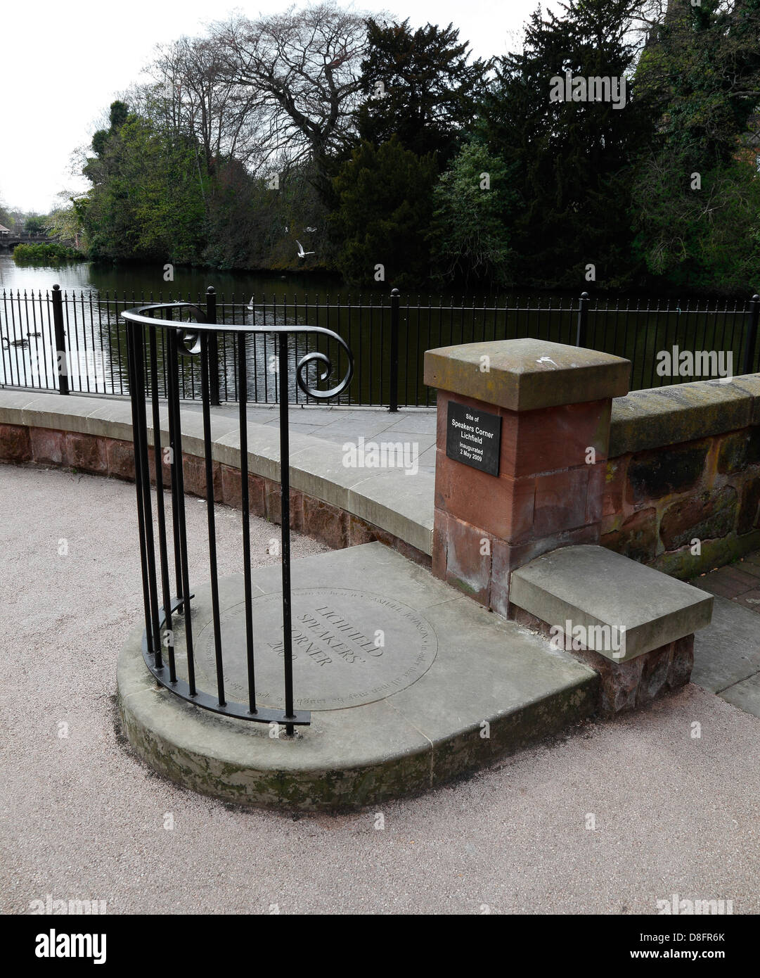 Speakers corner Dam Street Lichfield inaugurated 2nd May 2009 at ...