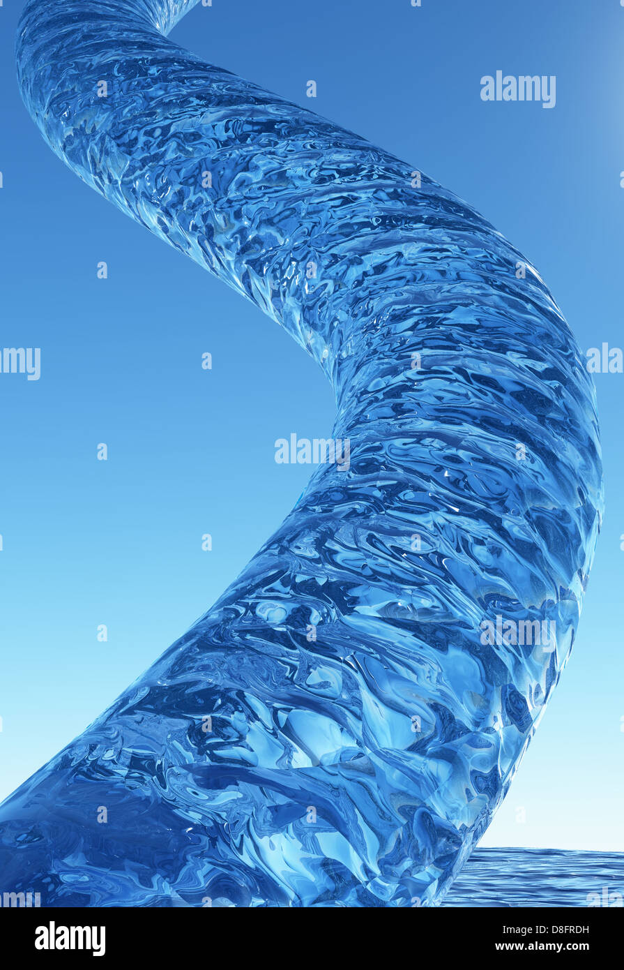 Abstract spout of water Stock Photo - Alamy