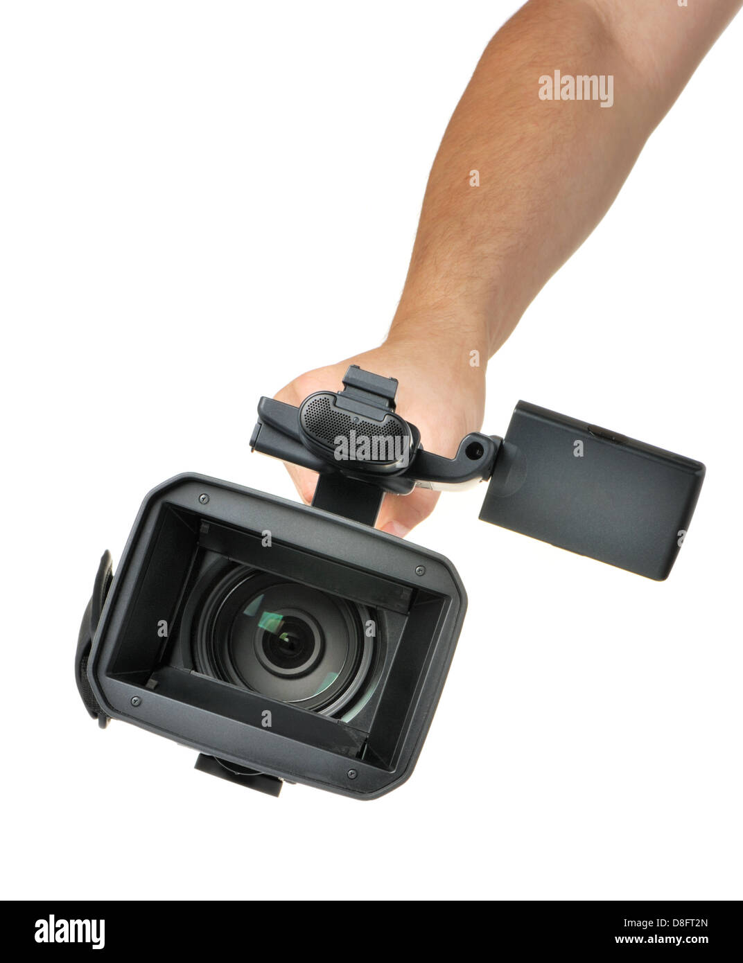 Videocamera in hand hi-res stock photography and images - Alamy