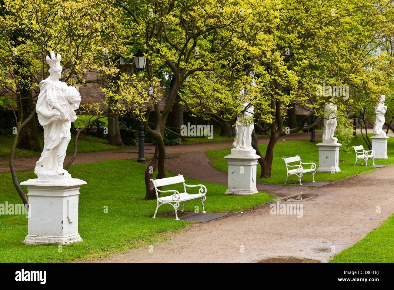 Trier/ Treves: Palace garden ("Palastgarten"), Rhineland-Palatinate ...