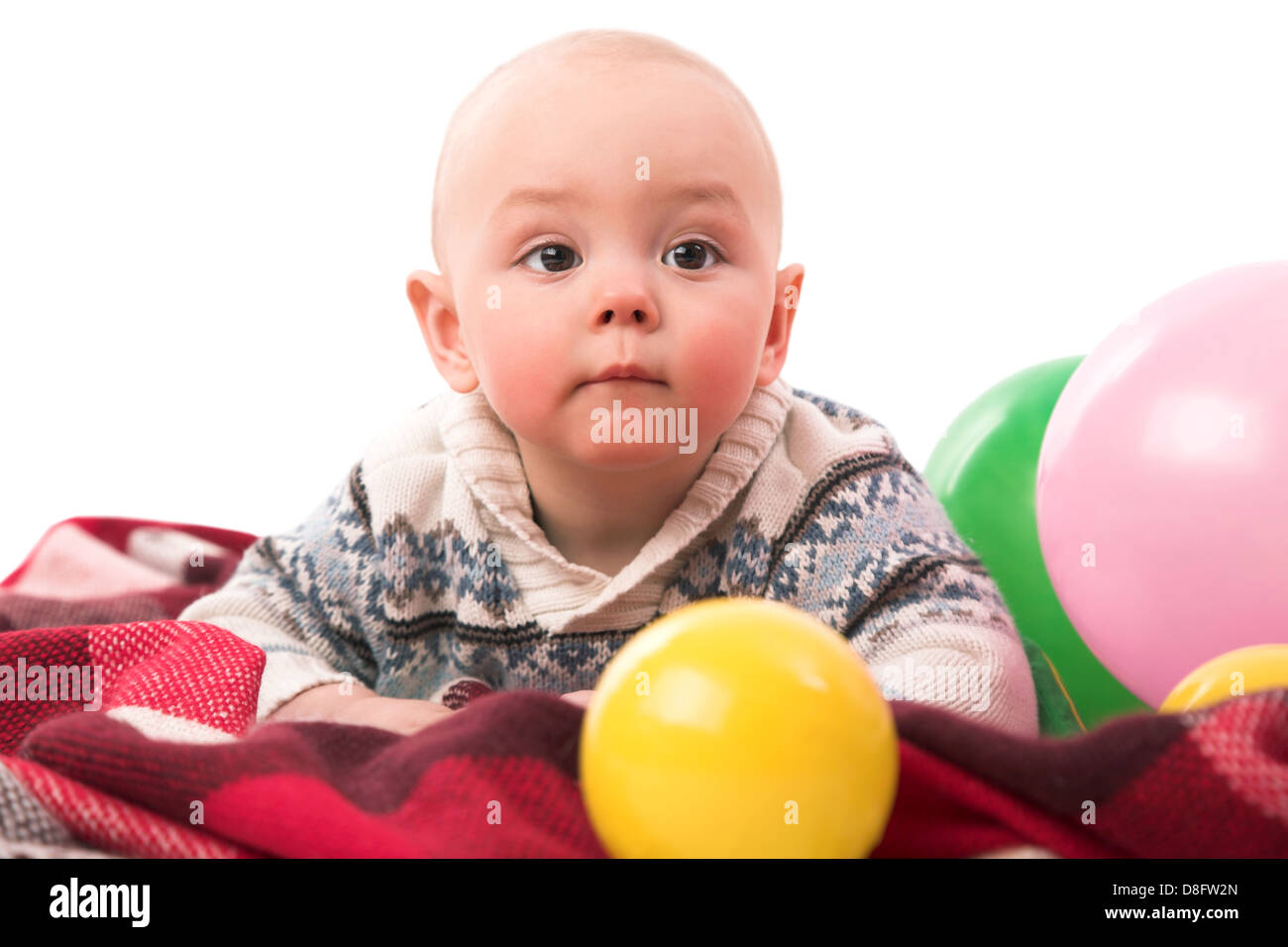 boy with balloon Stock Photo - Alamy