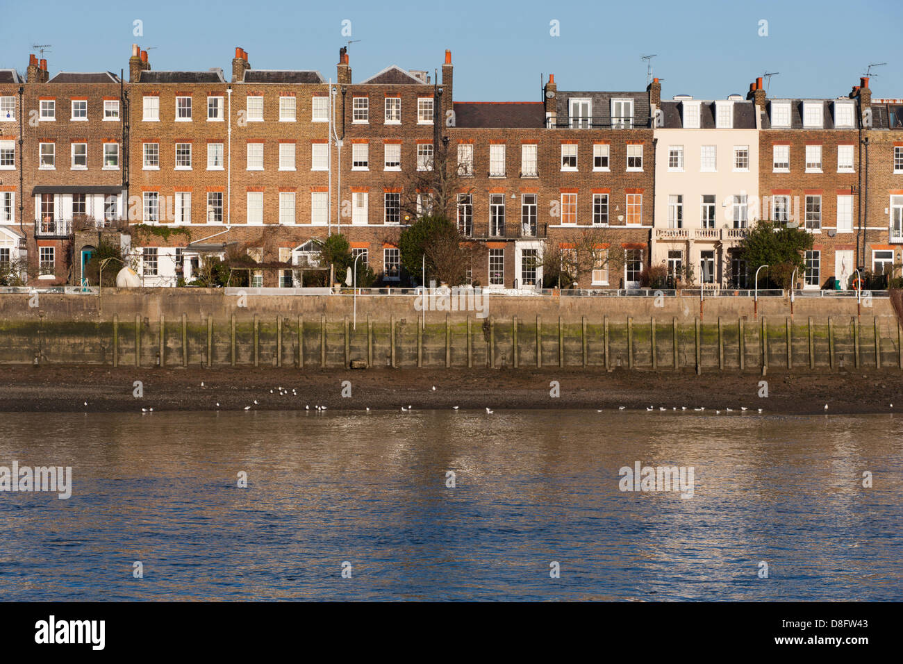 Chiswick Mall Chiswick London England Stock Photo - Alamy