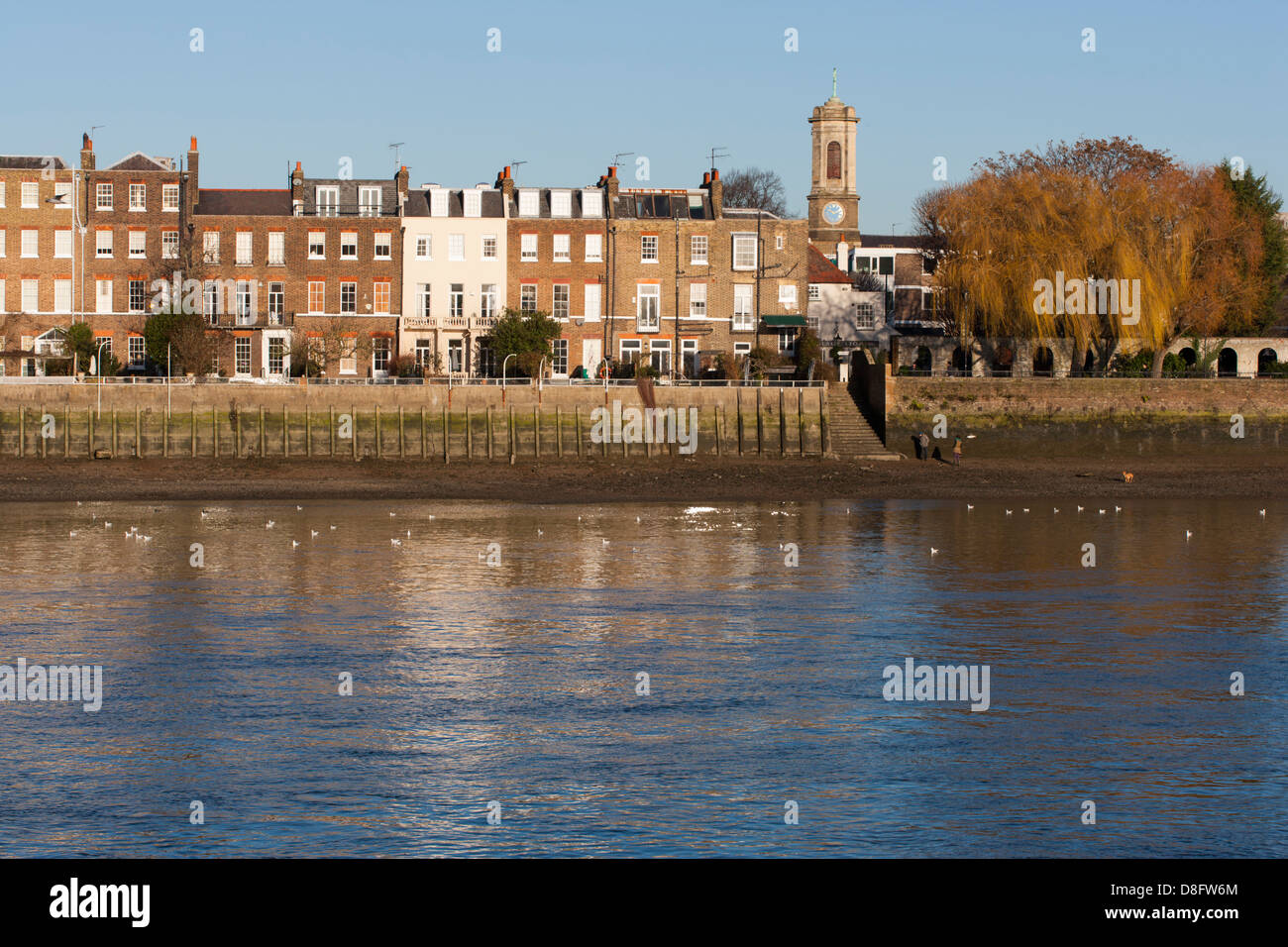 Chiswick Mall Chiswick London England Stock Photo - Alamy