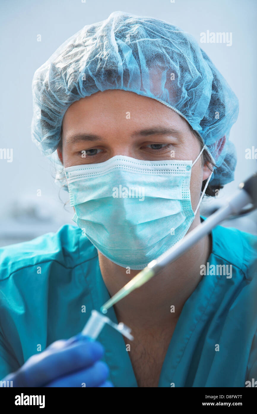 Man test laboratory hi-res stock photography and images - Alamy