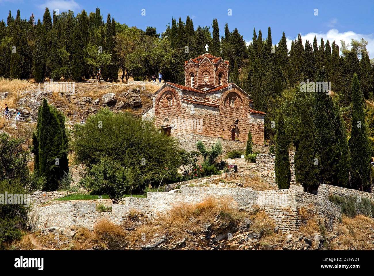 Kaneo - church in Ohrid, Macedonia Stock Photo - Alamy