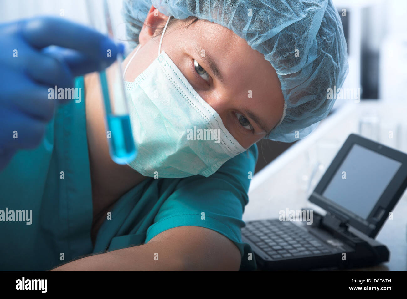 Man test laboratory hi-res stock photography and images - Alamy