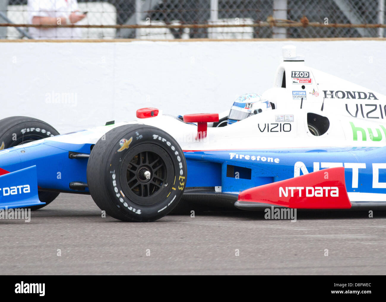 Indianapolis, USA. 26th May 2013. Ryan Briscoe (6) during the ...