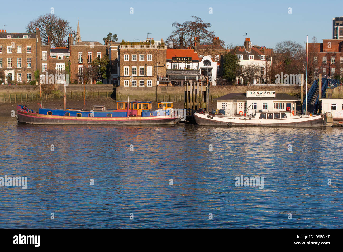 Lower Mall Hammersmith London England Stock Photo - Alamy