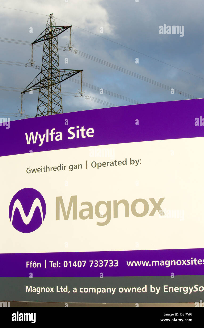 Wylfa nuclear power station on Anglesey, Wales, UK Stock Photo - Alamy