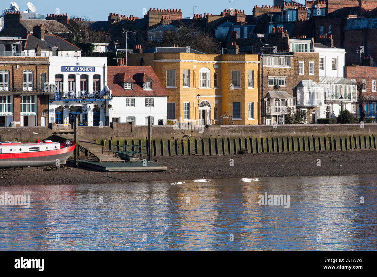 Lower Mall Hammersmith London England Stock Photo - Alamy