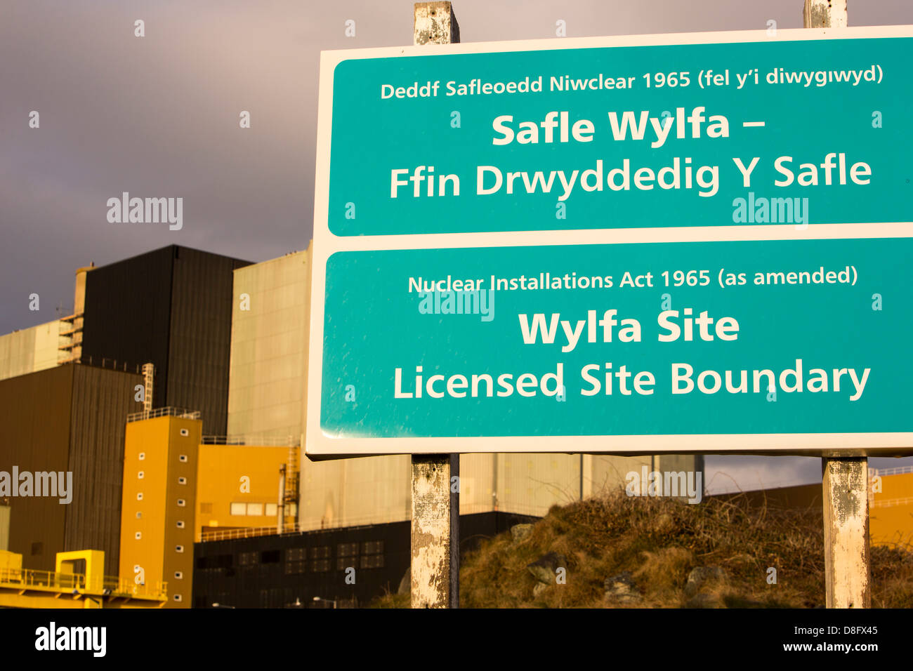 Wylfa nuclear power station on Anglesey, Wales, UK Stock Photo - Alamy