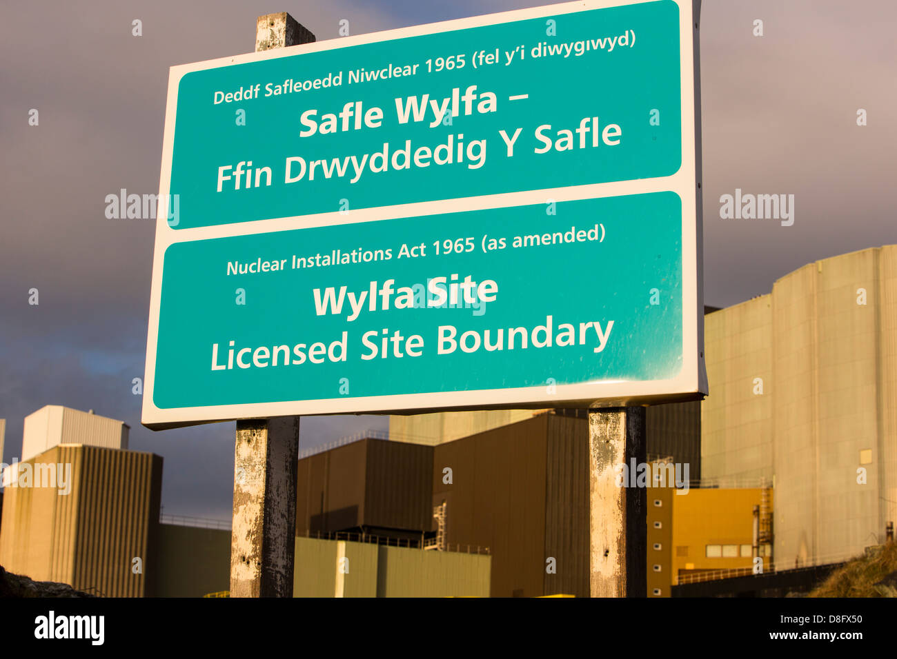 Wylfa nuclear power station on Anglesey, Wales, UK Stock Photo - Alamy