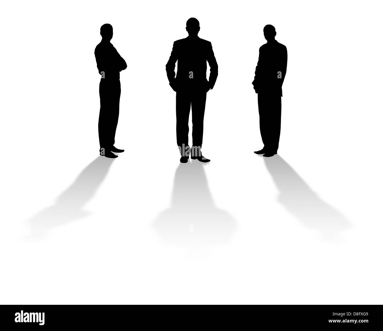 Men standing silhouette hi-res stock photography and images - Alamy