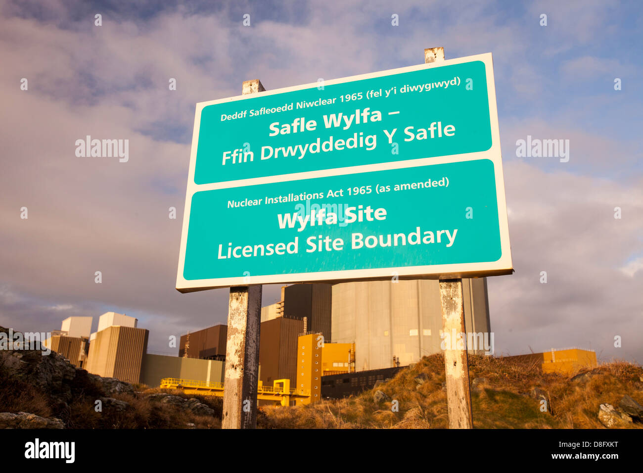 Wylfa nuclear power station on Anglesey, Wales, UK Stock Photo - Alamy