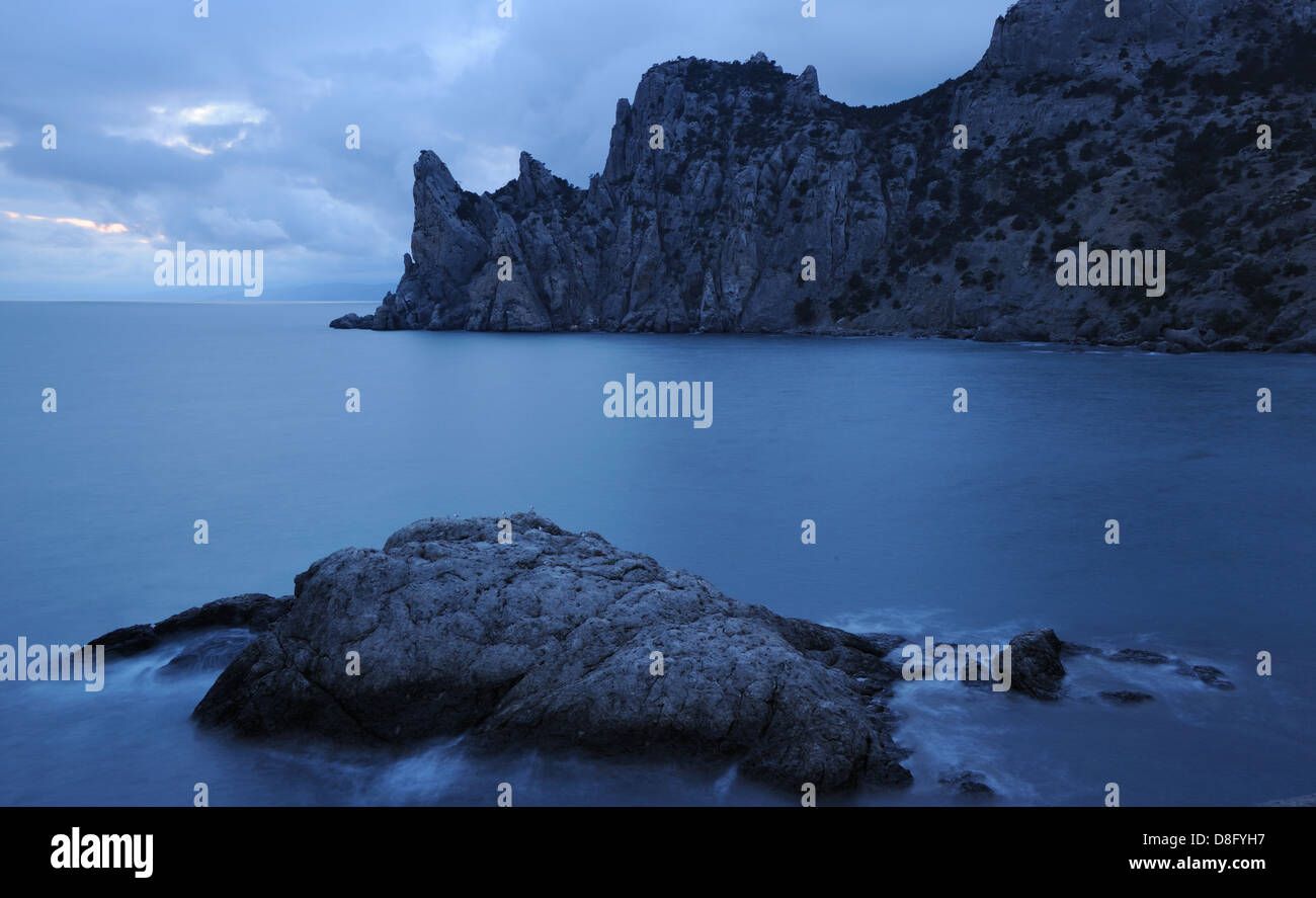 The night sea Stock Photo - Alamy