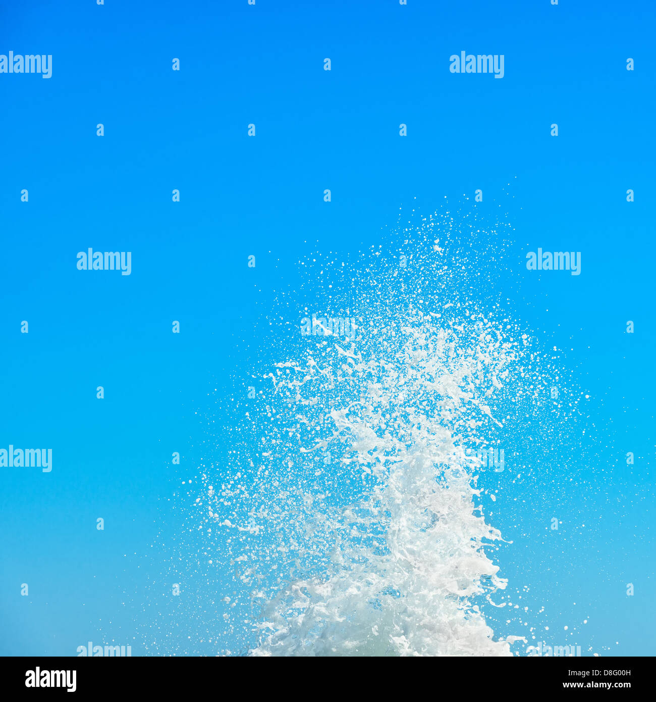 Sea gale producing of water splash Stock Photo - Alamy