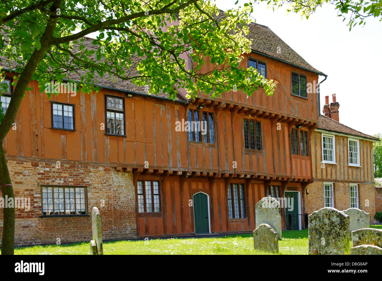 A mediaeval timber-frame hall in a UK market town - Hadleigh,Suffolk ...