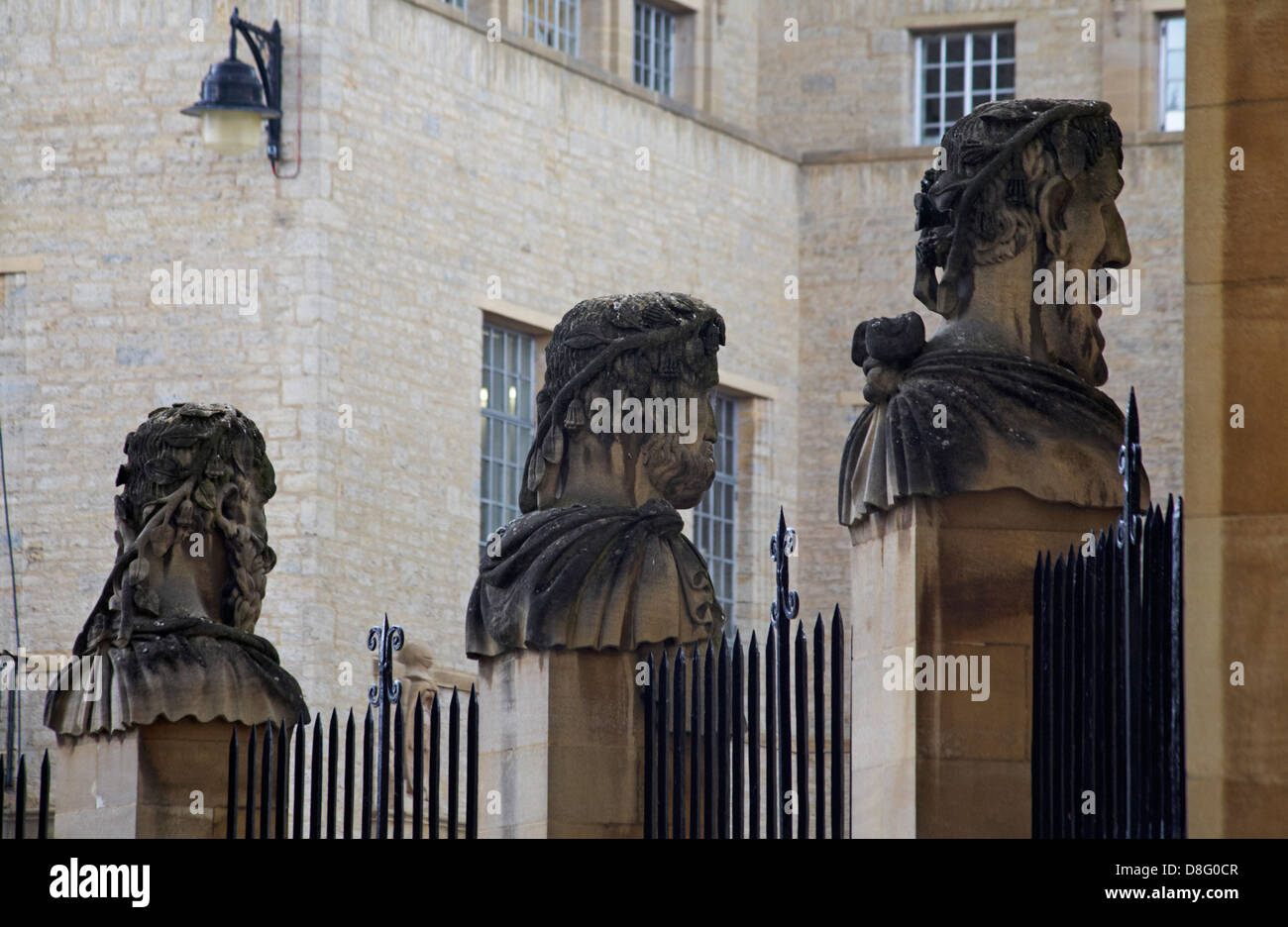 busts of classical philosophers, Emperor Heads, at the Sheldonian ...