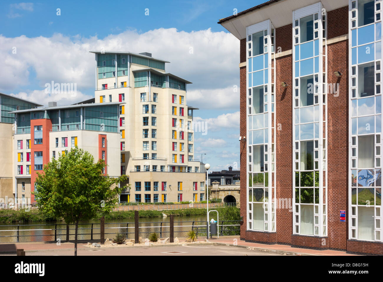 Durham University student accommodation on the banks of the river Tees ...