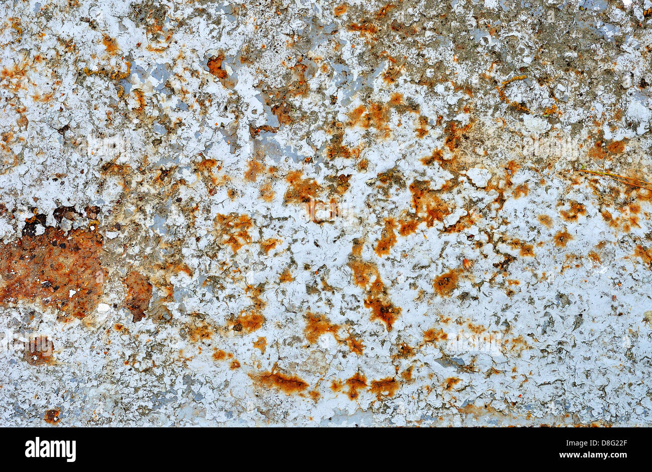 Painted rust metal Stock Photo - Alamy