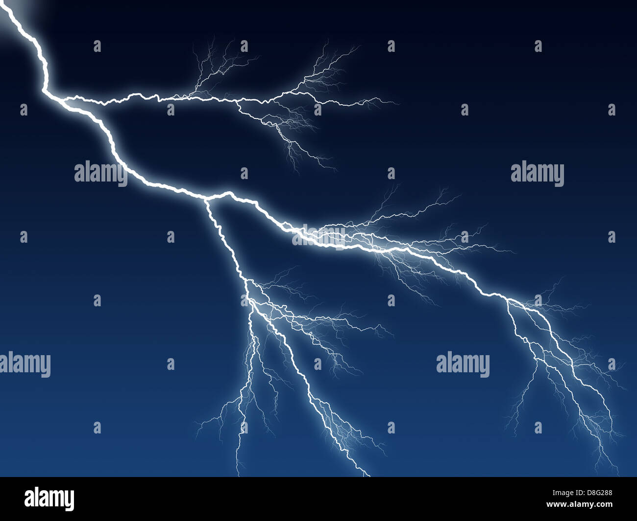 Lightning strike illustration hi-res stock photography and images - Alamy