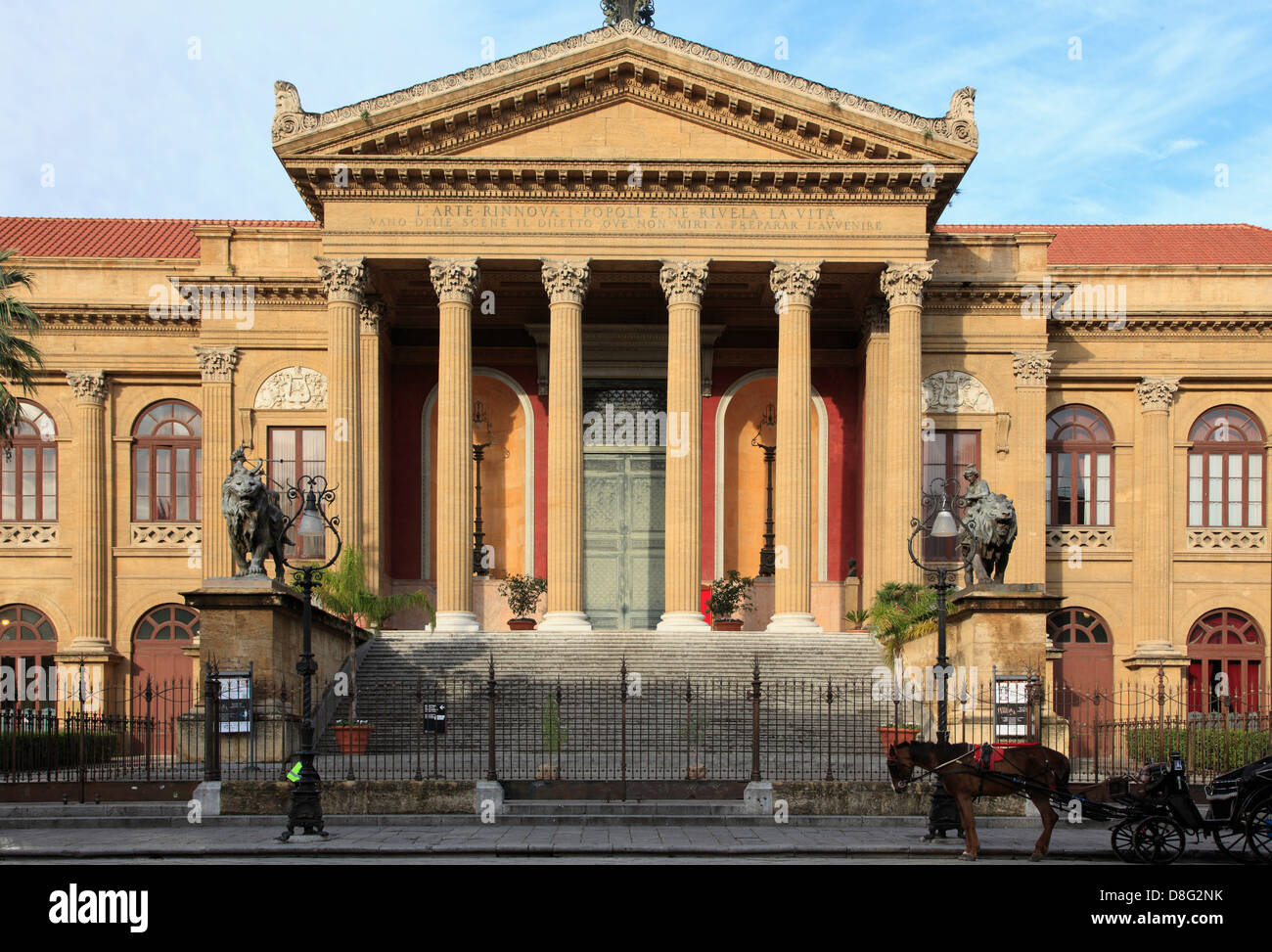 Italy, Sicily, Palermo, Teatro Massimo Stock Photo - Alamy