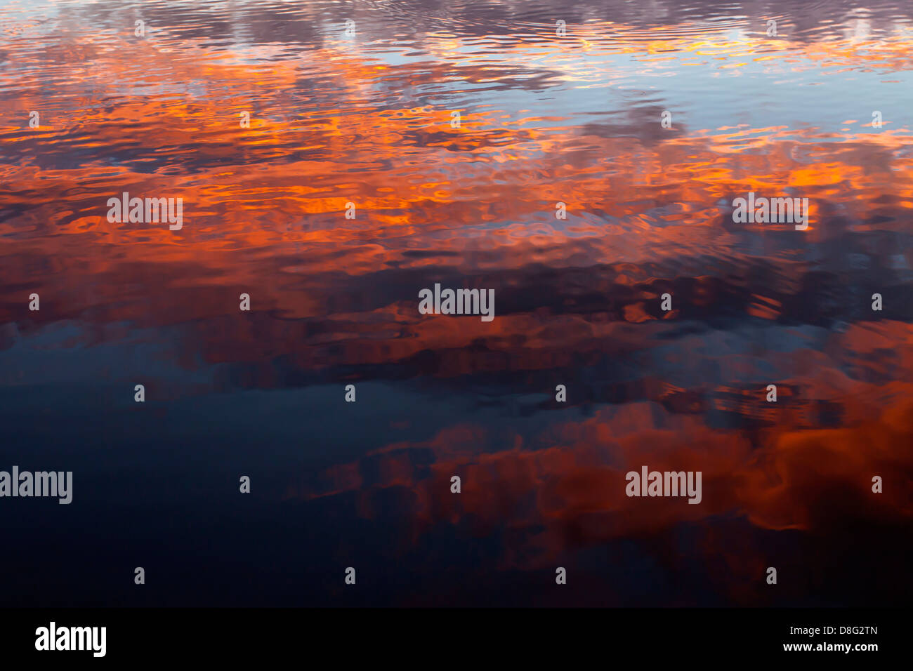 Sunset Over Water With Sky
