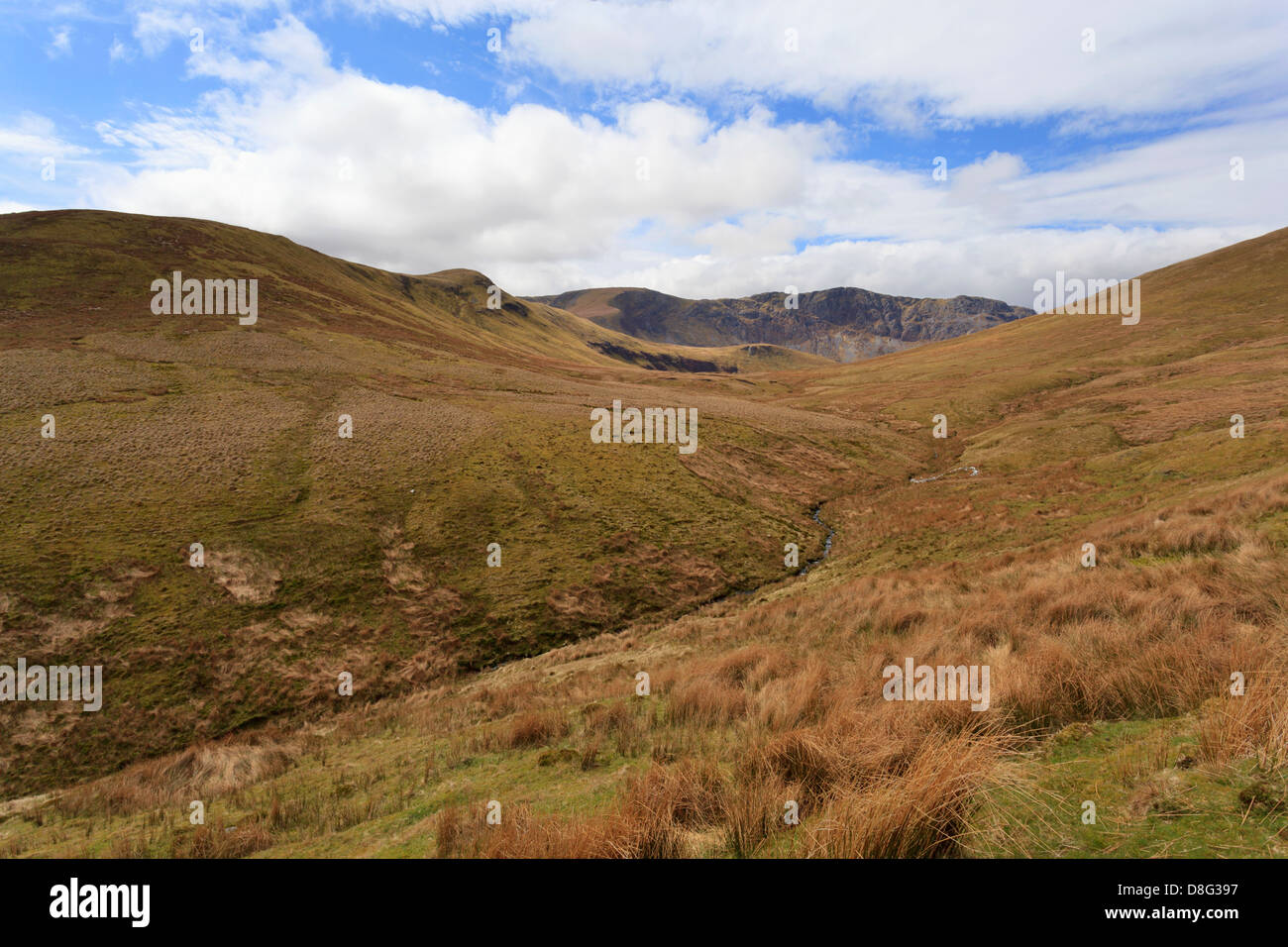 Looking towards Aran Benllyn from above Cwm Ddu Stock Photo - Alamy