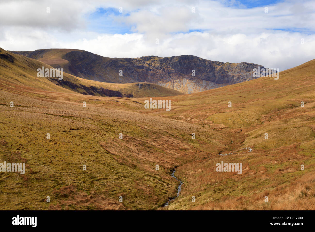 Looking towards Aran Benllyn from above Cwm Ddu Stock Photo - Alamy