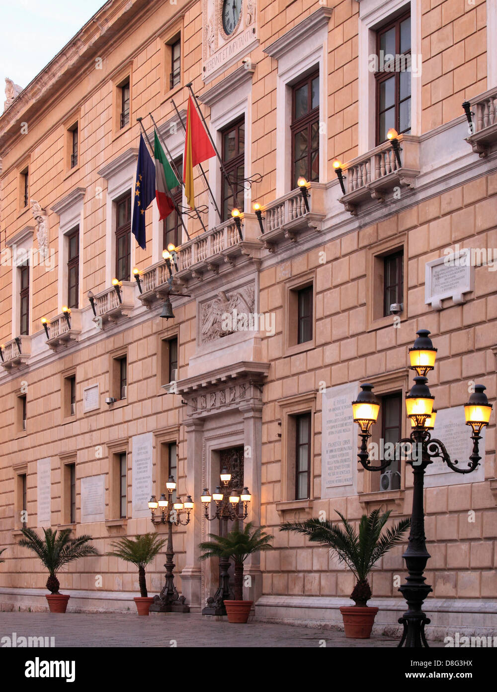 Italy, Sicily, Palermo, Piazza Pretoria, Town Hall Stock Photo - Alamy