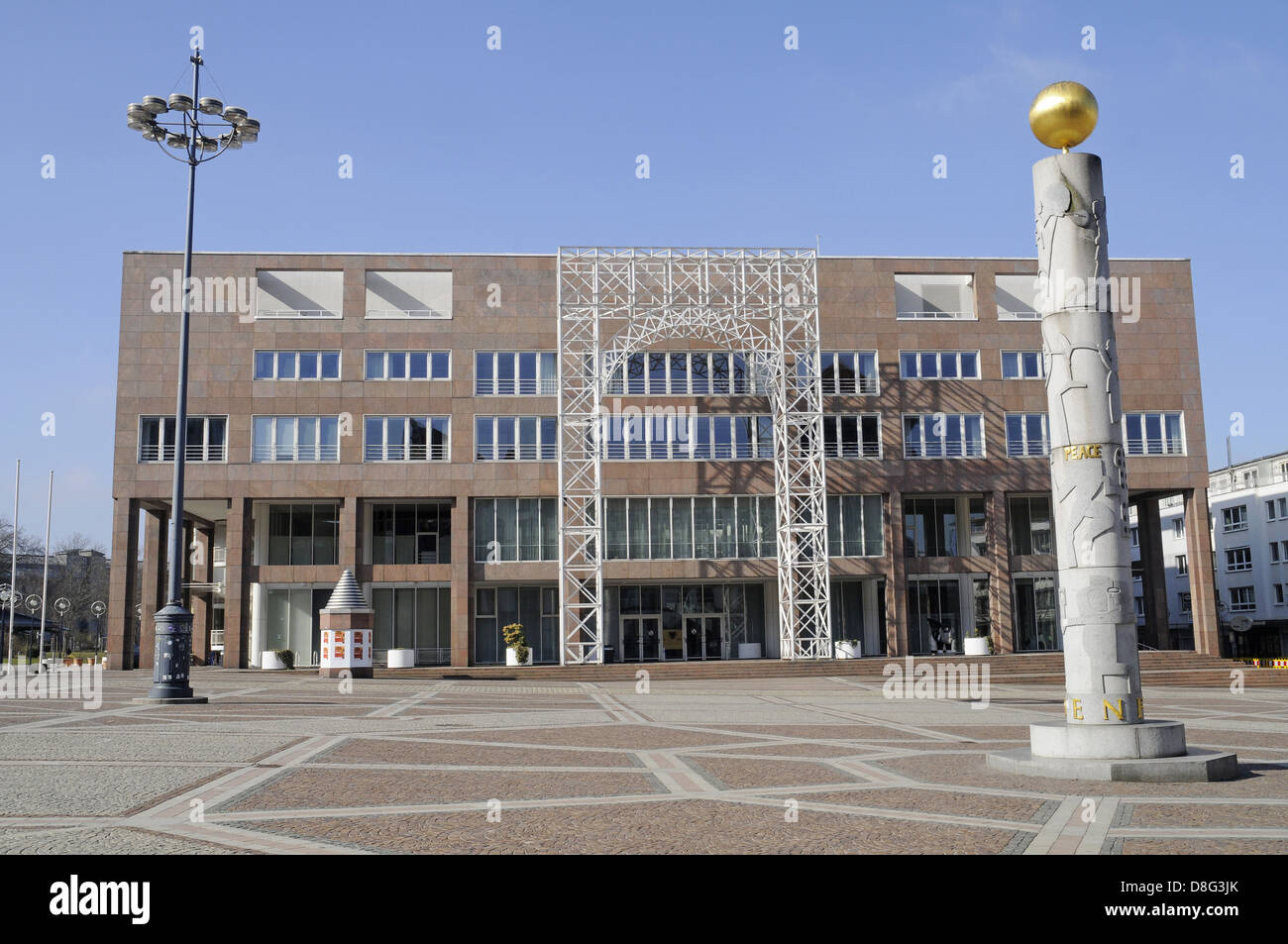 New Town Hall Stock Photo - Alamy