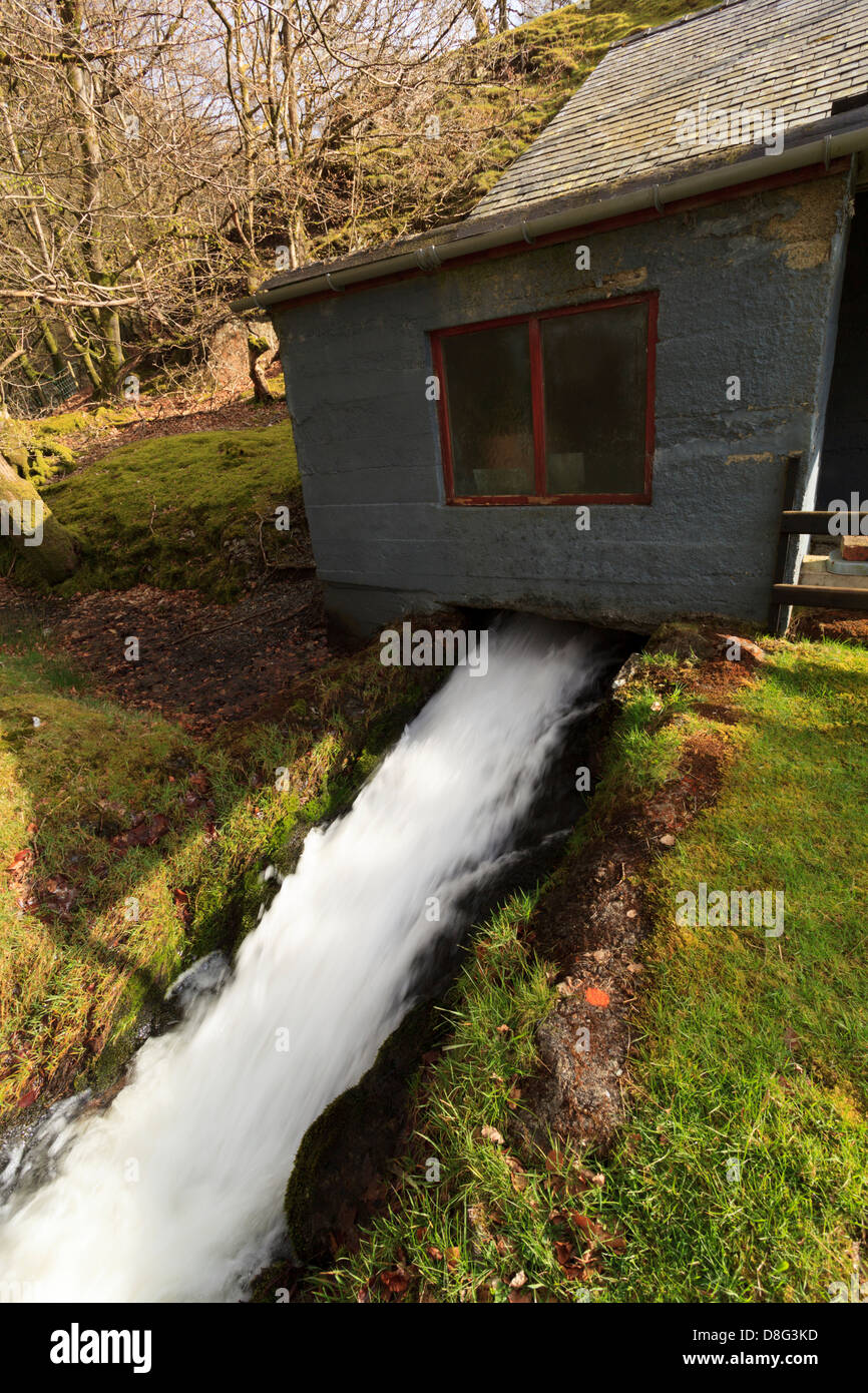 A small scale Hydro Electric Power Station at Llanuwchllyn near Bala ...