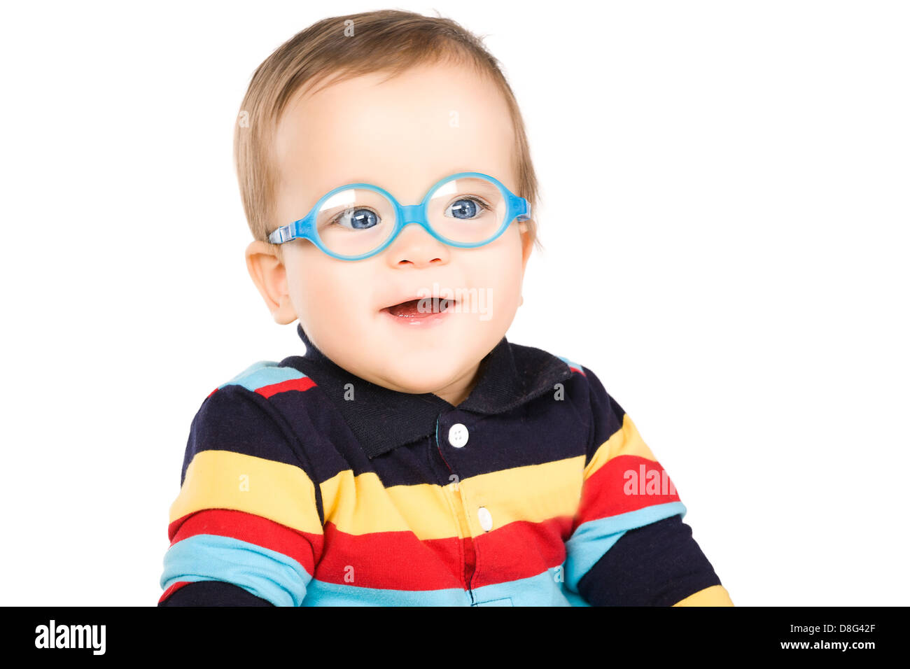 Child with glasses Stock Photo - Alamy