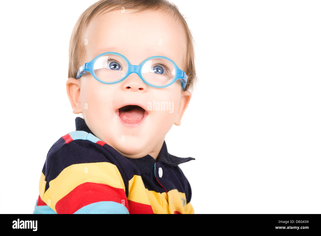 Child with glasses Stock Photo - Alamy