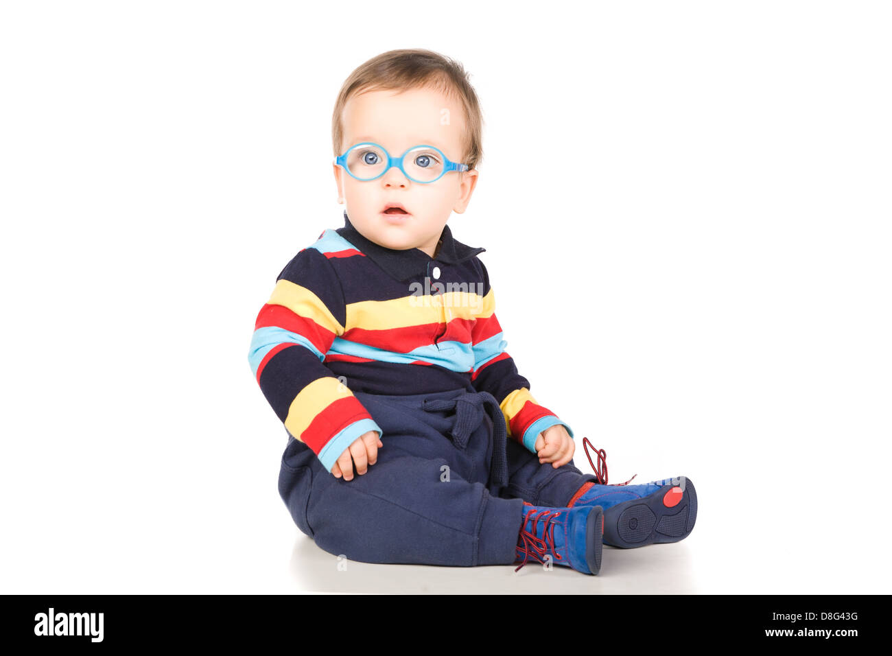 Child with glasses Stock Photo - Alamy