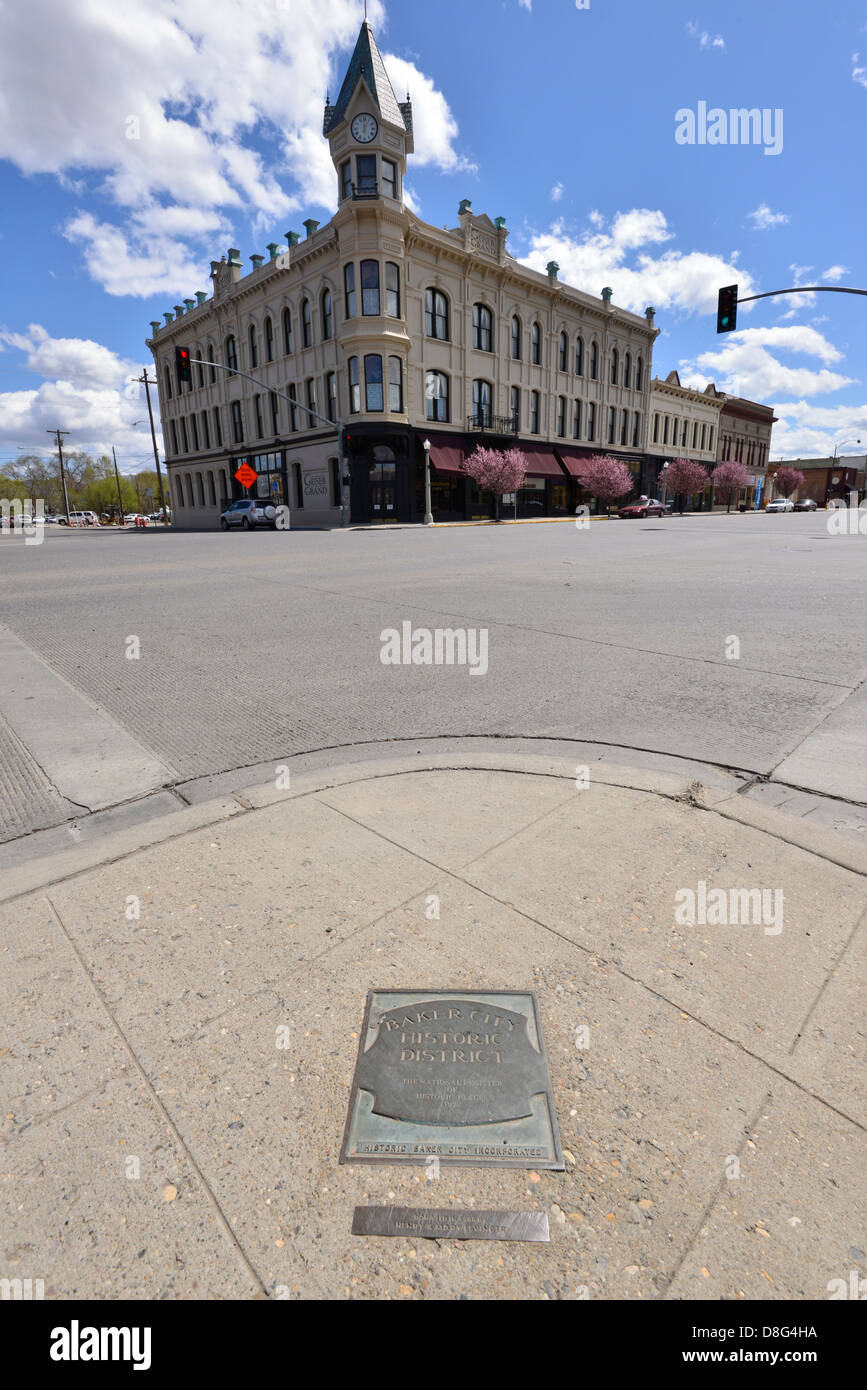 The historic Geiser Grand Hotel in Baker City, Oregon Stock Photo - Alamy