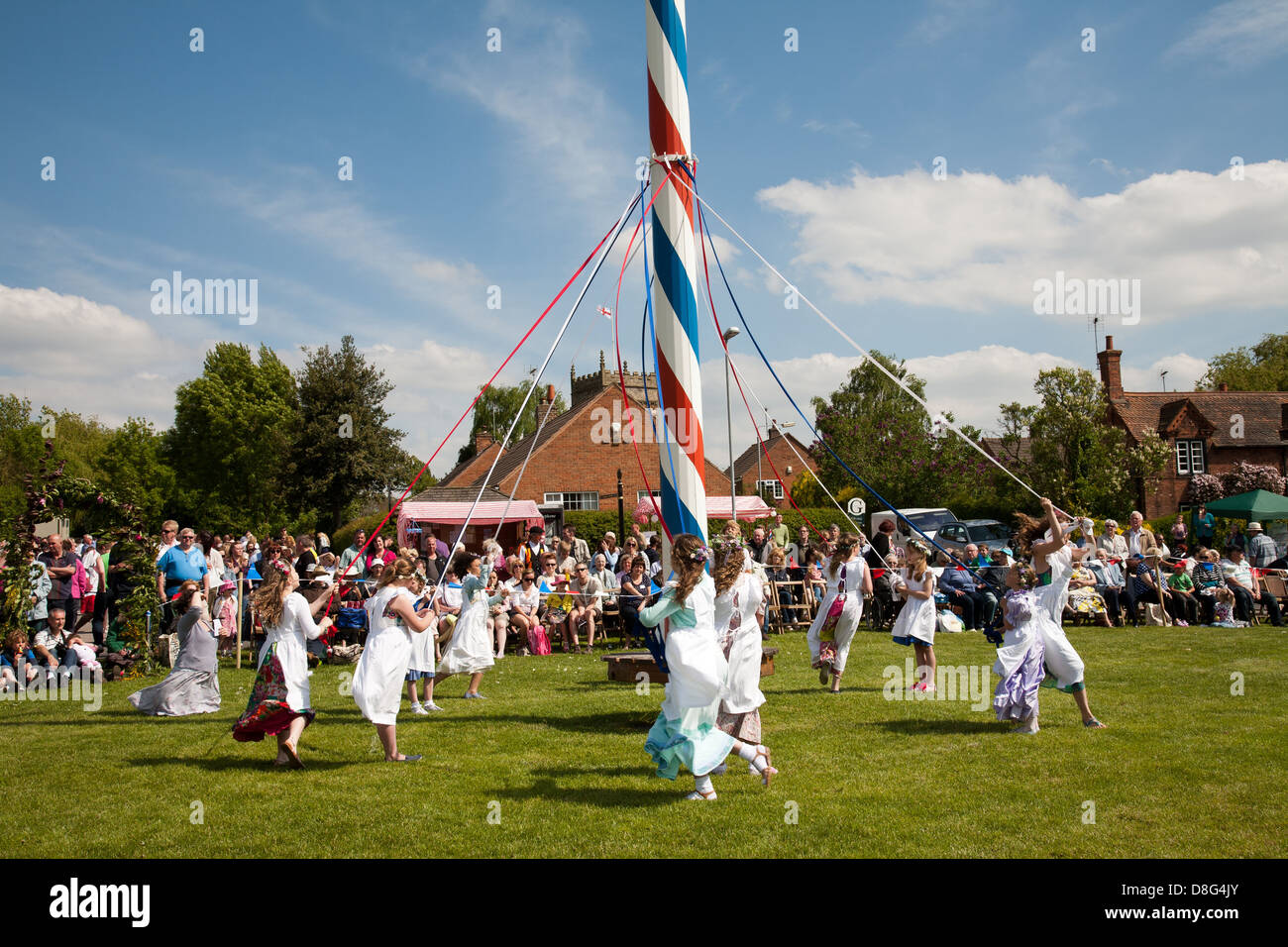 May pole ribbon hi-res stock photography and images - Alamy