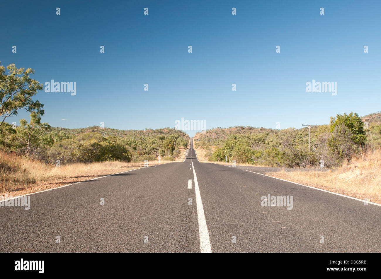 Outback Highway near Chillagoe, Queensland Australia Stock Photo - Alamy