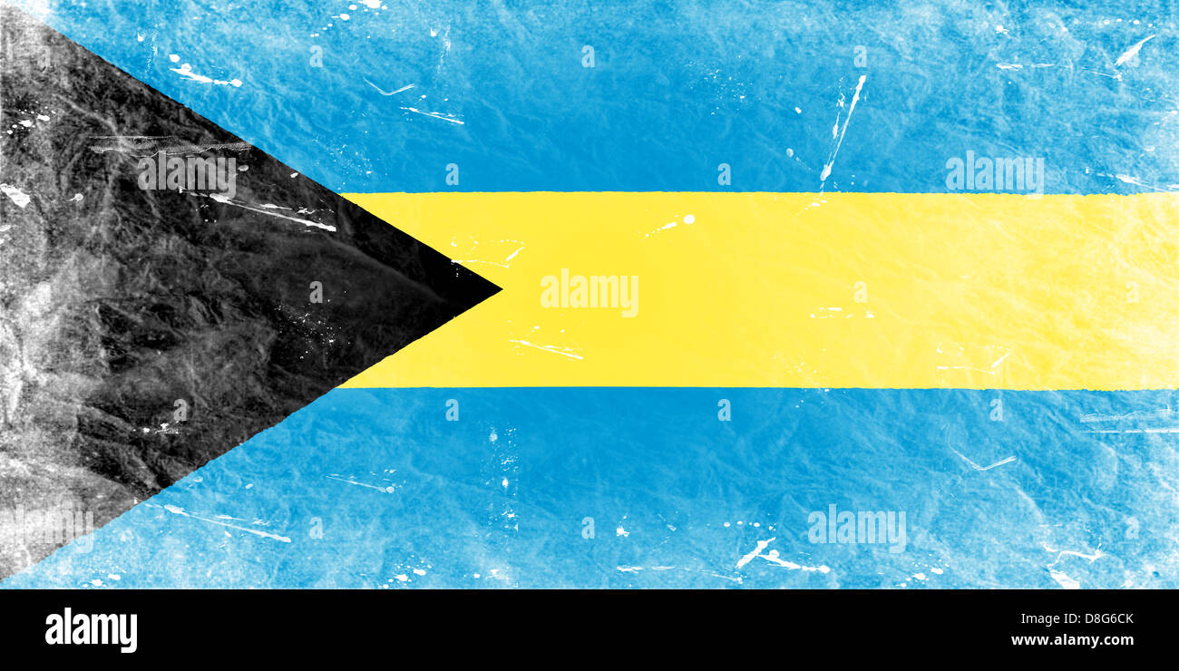 The Bahamas flag Stock Photo - Alamy