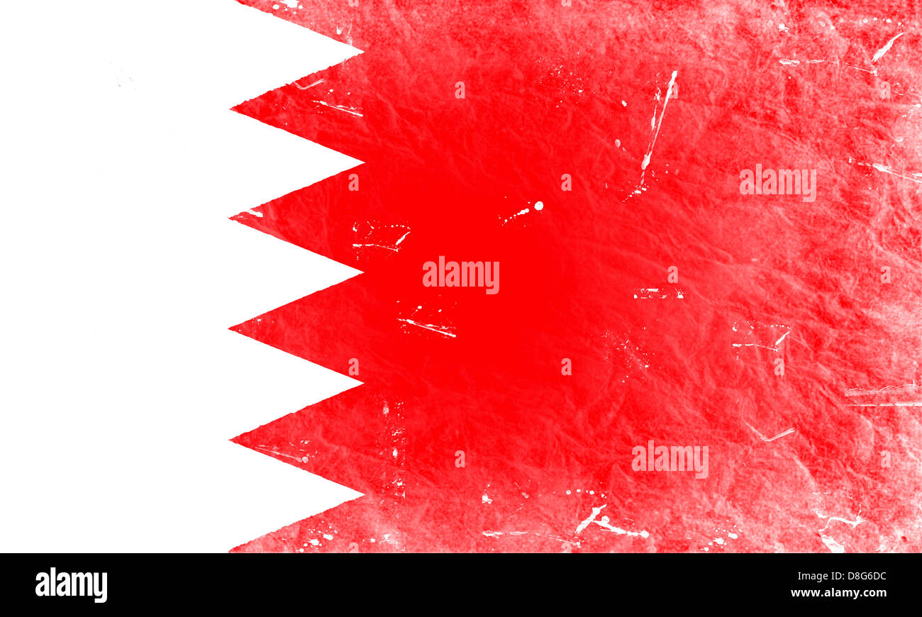The Bahraini flag Stock Photo - Alamy